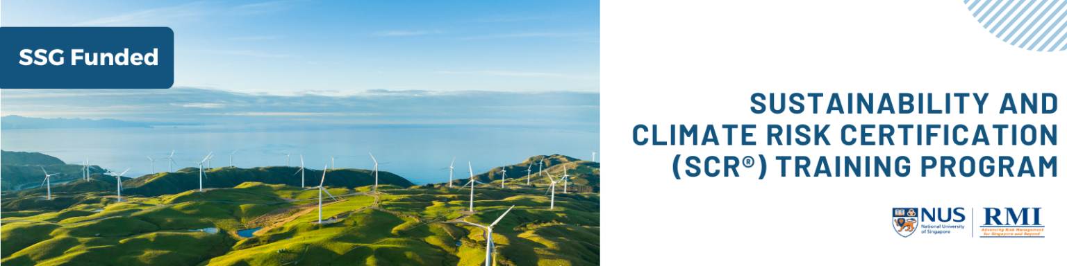 Sustainability and Climate Risk Certification (SCR®) Training Program ...